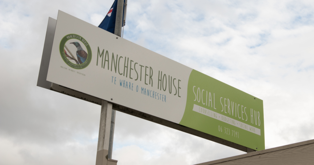 mhss-outside-signage | Manchester House Social Services Society
